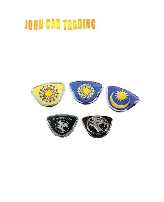 Proton Wira Old Logo Emblem UK Yellow / Blue Wira Diamond Badge UK Spec ...