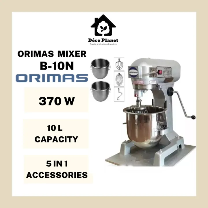 5 in 1 Orimas B10 Commercial Use Dough Mixing Machine HEAVY DUTY | Lazada
