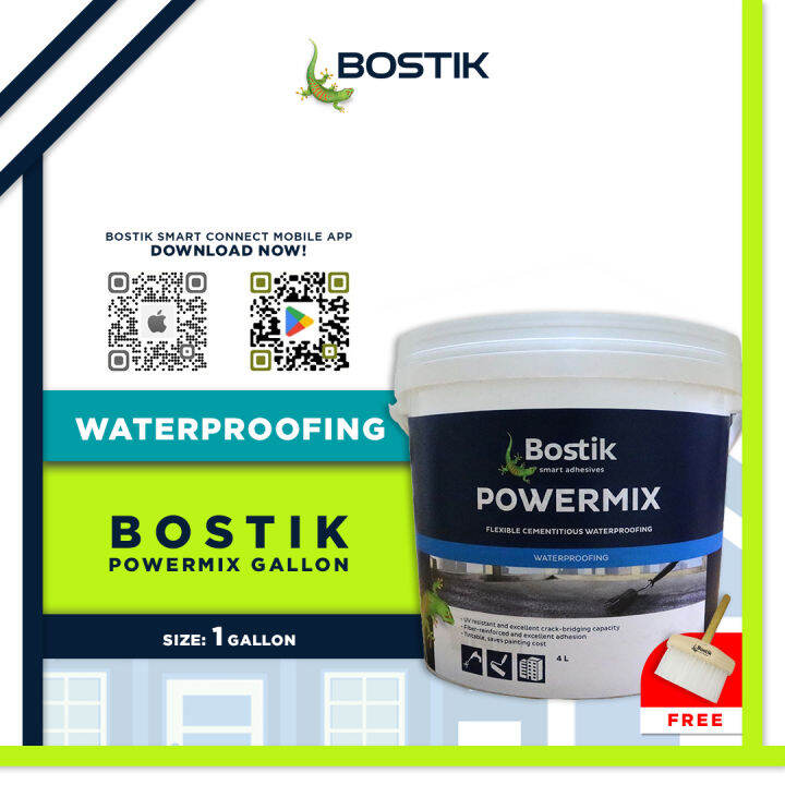 Buy 1 BOSTIK Powermix Cementitious Fiber Reinforced Waterproofing ...