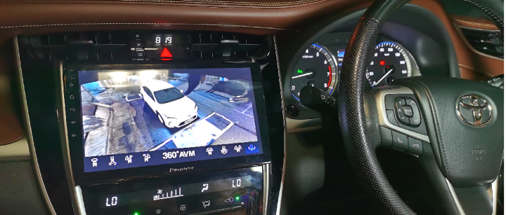 LEON new Harrier Toyota ZSU60 360 3D Paranomic Bird View Night Vision ...