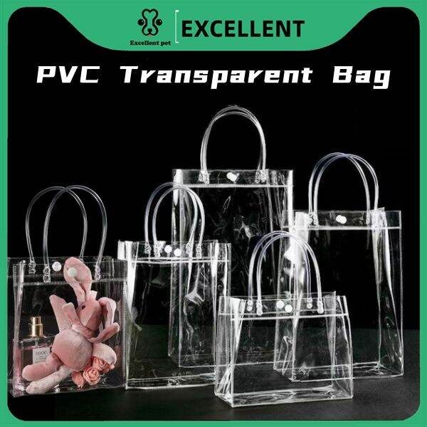 PVC Handle Bag Paper Bag Window paper bag Clear bag transparent bag ...