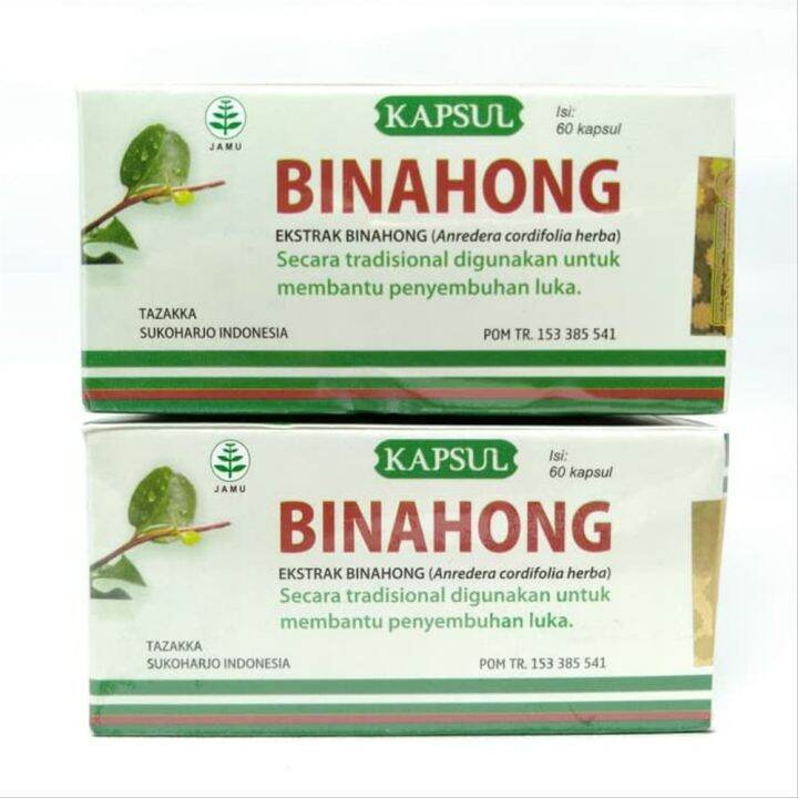 Kapsul Binahong Ekstrak Daun Binahong Obat Pengering Luka Operasi 60 kapsul | Lazada Indonesia