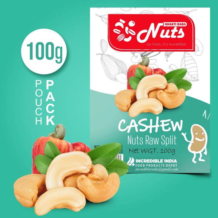 Shakti Baba Nuts-Cashew Nuts Raw Crushed 100g | Lazada PH