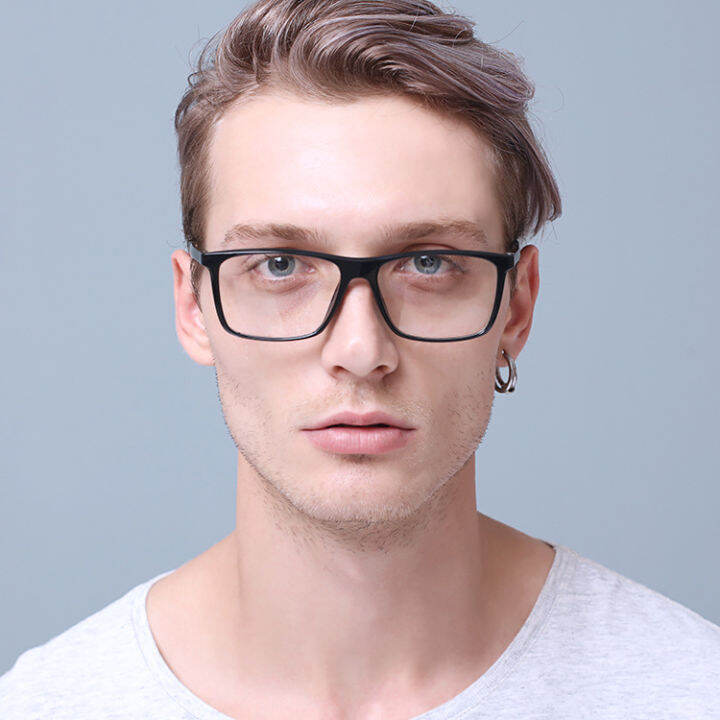 【codready Stock】new Fashion Mens Tr90 Eyewear Glasses Male Uv Spectacles Plain Replaceable