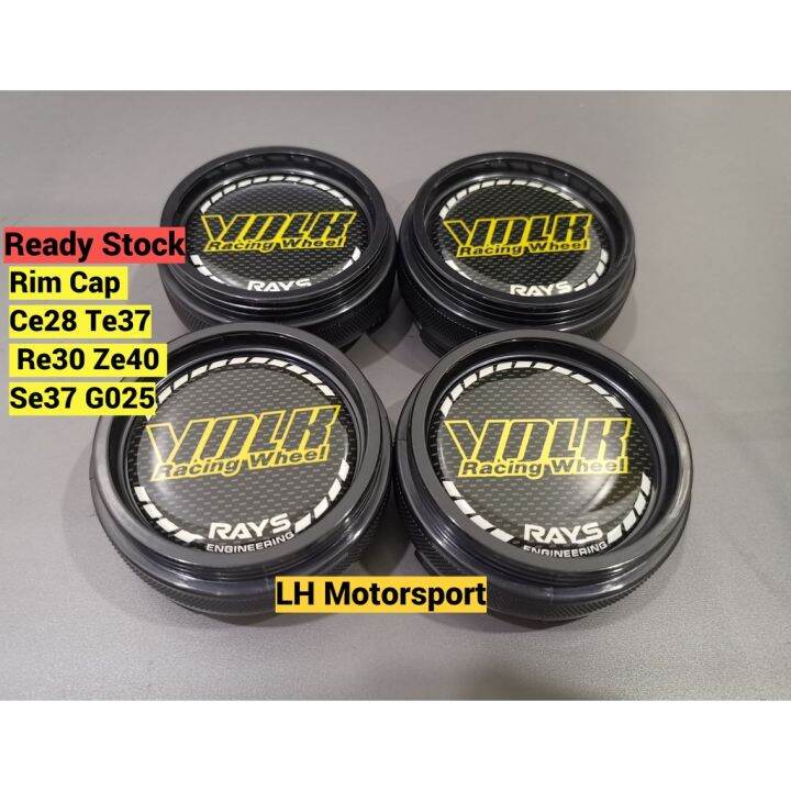 Hubcaps Wheel Cap (66mm) Ce28 Te37 Re30 G25 Ze40Cap Logo Volk Racing ...