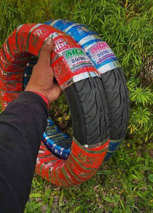 ban metic beat vario mio genio fino sepasang depan belakang ukuran 80/ ...