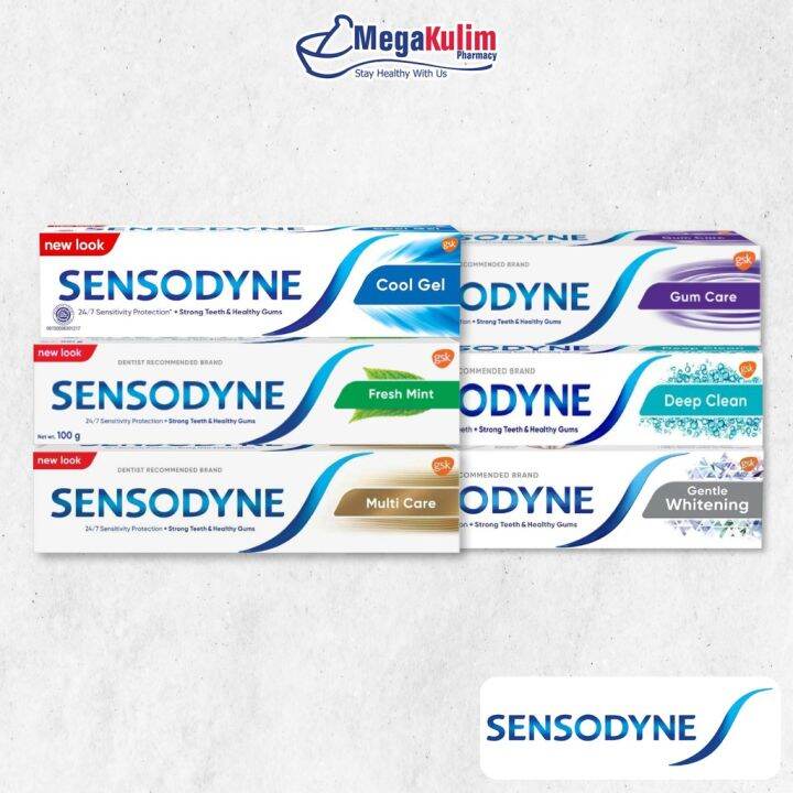 Sensodyne Toothpaste 100g (Cool Gel / Freshmint / Multi Care / Gum Care ...