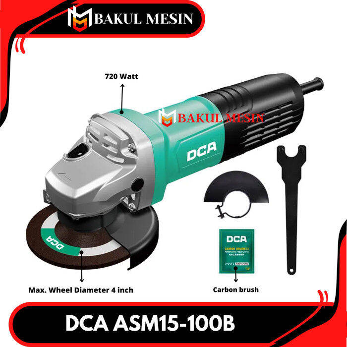 Angle grinder DCA ASM15-100 100MM Mesin Gerinda tangan 4" ASM 15-100 ...