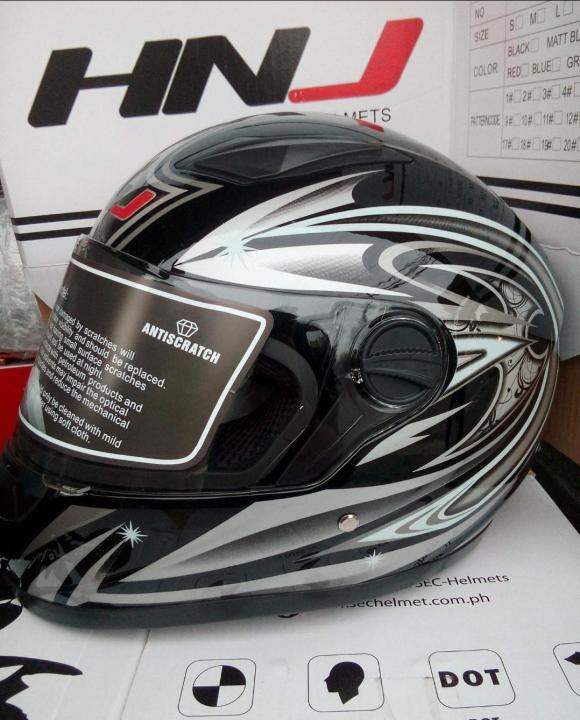 Hnj Full Face Helmet | Lazada PH