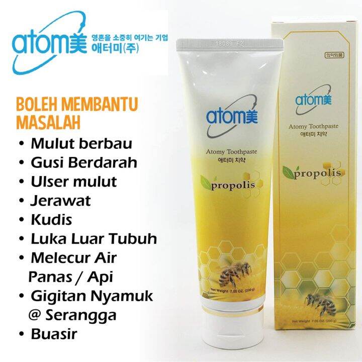 (Ready Stock) Korea Propolis Toothpaste 1 Tube x 200g | Lazada