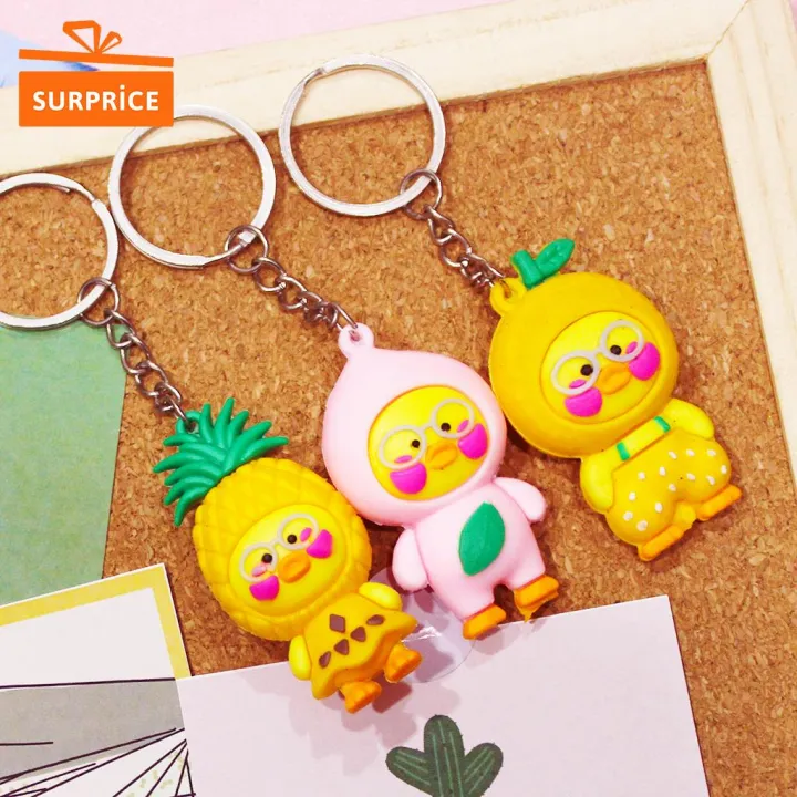 Gantungan Kunci Bebek Buah / Keychain Karakter Bebek / Gantungan Tas | Lazada Indonesia