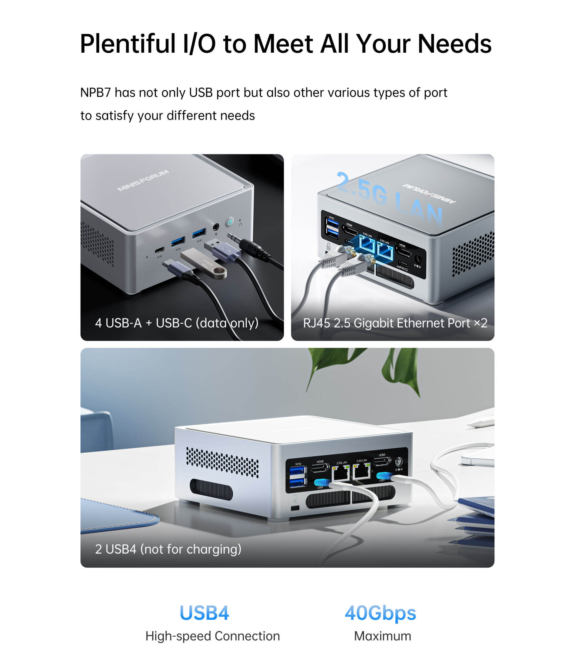 คอมพิวเตอร์แบบ mini-PC Minisforum NAB6/NPB7 Intel Gen 12/13 | Lazada.co.th