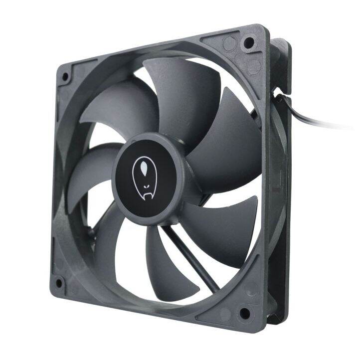 BG Basic Pc fan Black 120mm 1200rpm speed 4 Pin Molex Connector Cpu ...