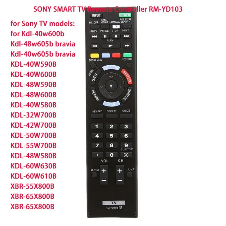 Universal Sony RM-YD103 New TV Remote Control bravia TV Sony RM-YD103 RM-YD102 RM-YD035 TV FOR ...