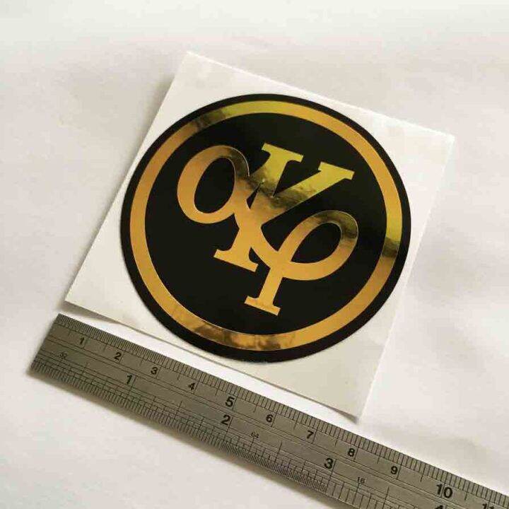 akp vinyl waterproof sticker gold with black | Lazada PH