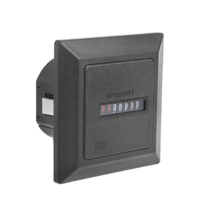 HM-1 Timer Square Counter Digital 0-99999.9 Hour Meter Hourmeter Gauge 0.3W AC220-240V / 50Hz AC ...