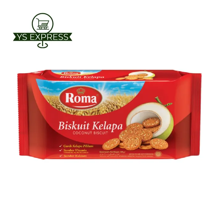 Roma Coconut Biscuit 300G Biskut Kelapa | Lazada