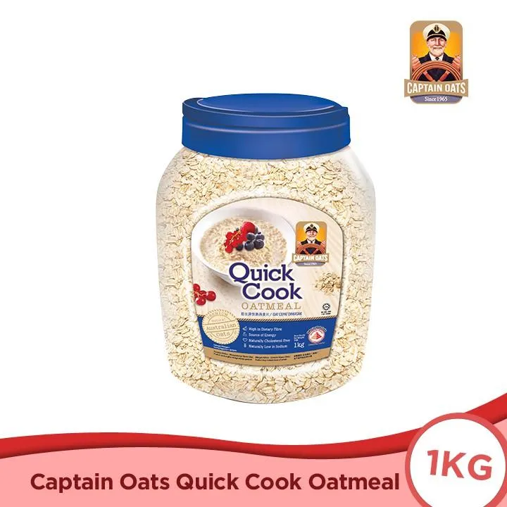 Captain Oats Quick Cook Oatmeal 1kg | Lazada PH