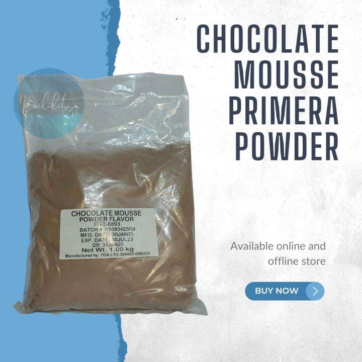 PRIMERA CHOCOLATE MOUSSE POWDER 1KG | Lazada PH