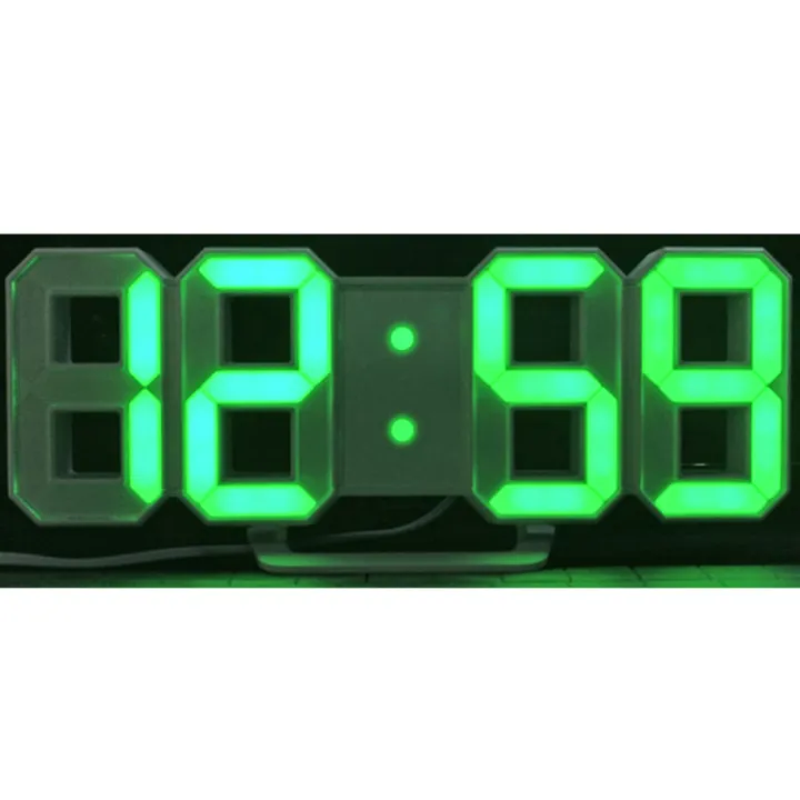 Admires 【Ready】Modern Digital LED Wall Clock Table Desk Night Electric ...