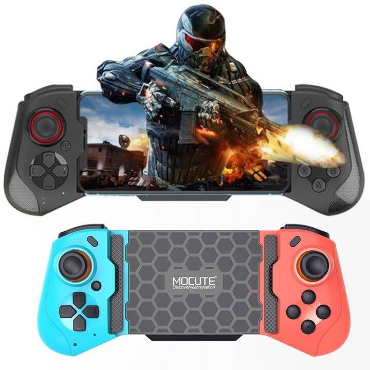 Bluetooth Wireless Gamepad Dual Mode Gaming Controller Stretch Joystick ...