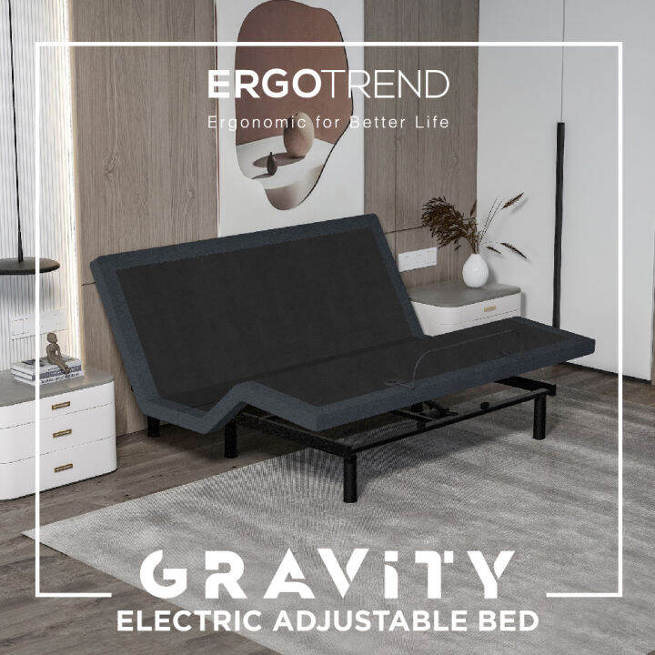 Ergotrend เตียงไฟฟ้า Gravity Electric Adjustable Bed | Lazada.co.th