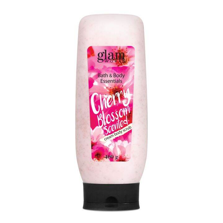 Glamworks Bath & Body Essentias Body Scrub Cherry Blossom 400g | Lazada PH