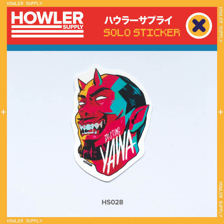 SOLO-HS028 (Howler Supply: Pisting Yawa) Laminated Sticker | Lazada PH
