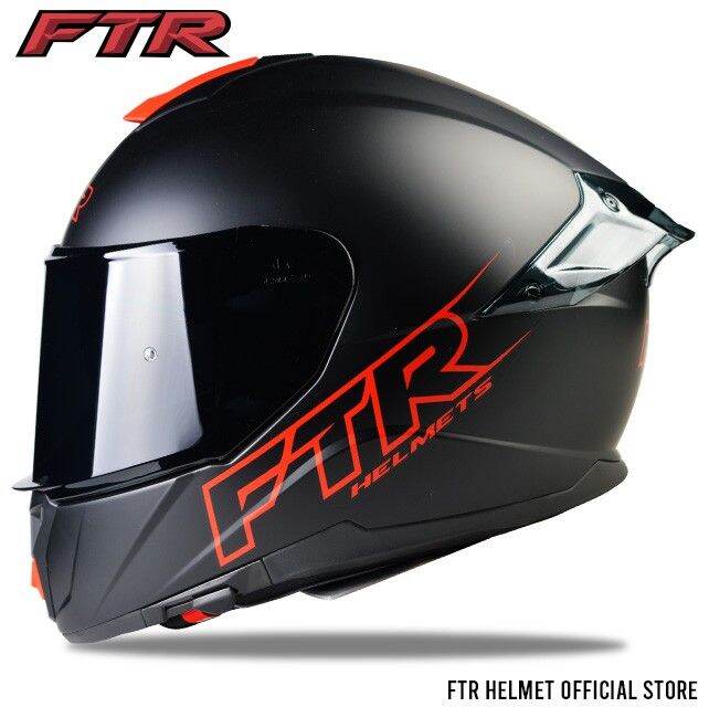 FTR Helmets XR2 Pro - Solid Matte Black | Lazada PH
