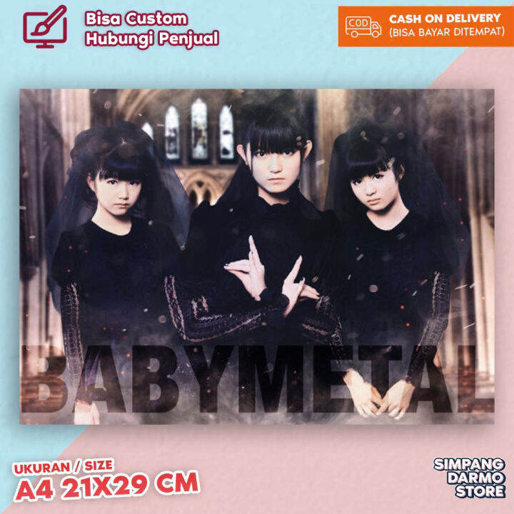 Poster Babymetal / Baby Metal / BM Terbaru Tersedia Berbagai Ukuran A4 ...