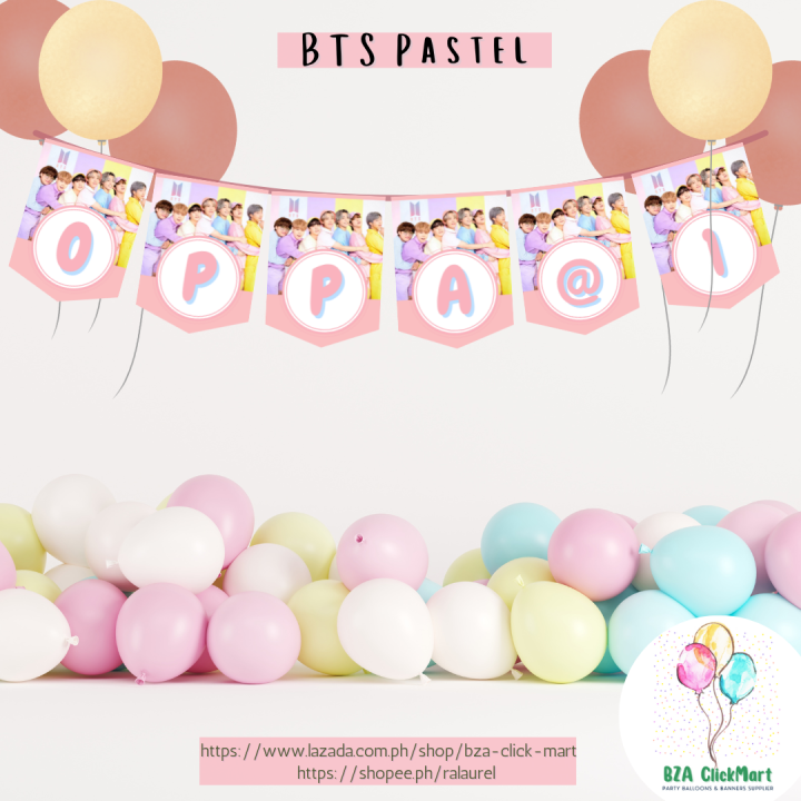 BTS Themed Letter Banner | #BTSArmy #Jungkook #Jhope #Jin #Suga #RM # ...