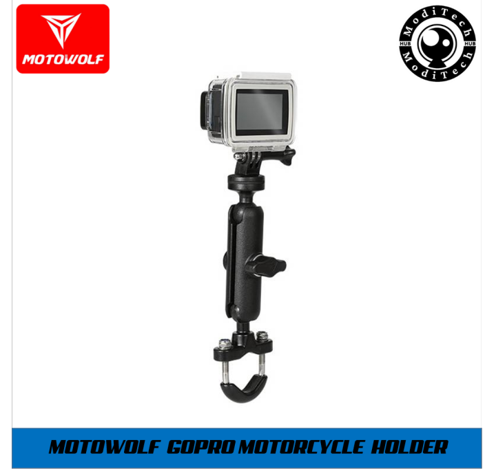 MOTOWOLF MOTORCYCLE GOPRO HOLDER ORIGINAL- MODITECH | Lazada PH