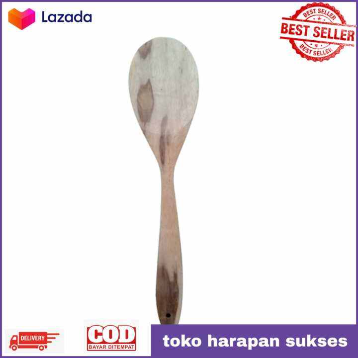 Centong Nasi Kayu Centong Kayu jumbo | Lazada Indonesia