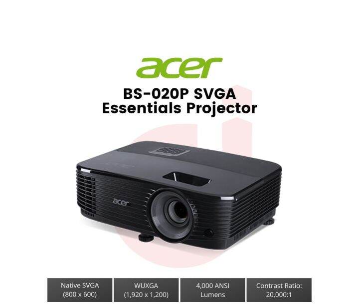 Proyektor Acer BS 020P SVGA 4000 lumens HDMI DLP Projector Speaker ...