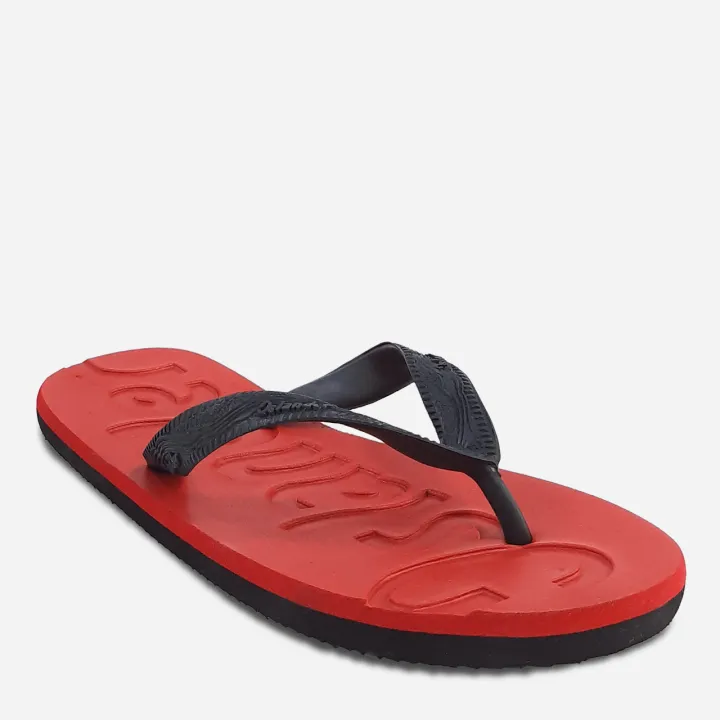Islander Men's Jazzy Slippers in Red | Lazada PH
