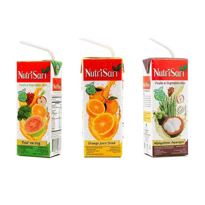 Nutrisari Fruit Juice Drink Orange 200 ml All Variant | Lazada Indonesia