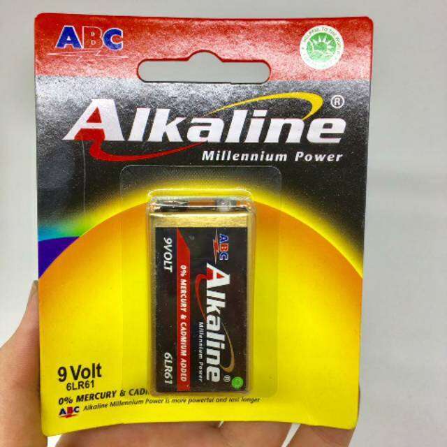 Batu Baterai Alkaline 9v 9 volt 9 v Kotak Battery 9volt | Lazada Indonesia