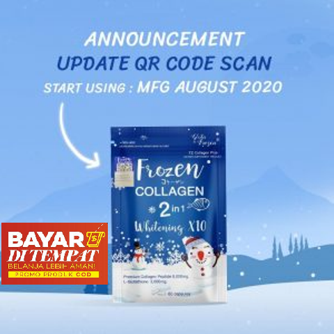 Frozen Collagen Barcode Gluta Frozen Thailand 60 kapsul COD | Lazada ...