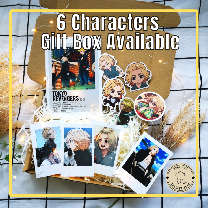 Anime Tokyo Revengers Gift Set Fankit Box Mikey Draken Chifuyu Mitsuya ...