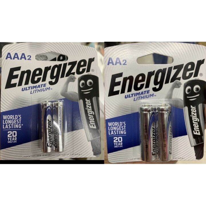 Energizer Ultimate Lithium AA AAA battery (2pcs./card) | Lazada PH