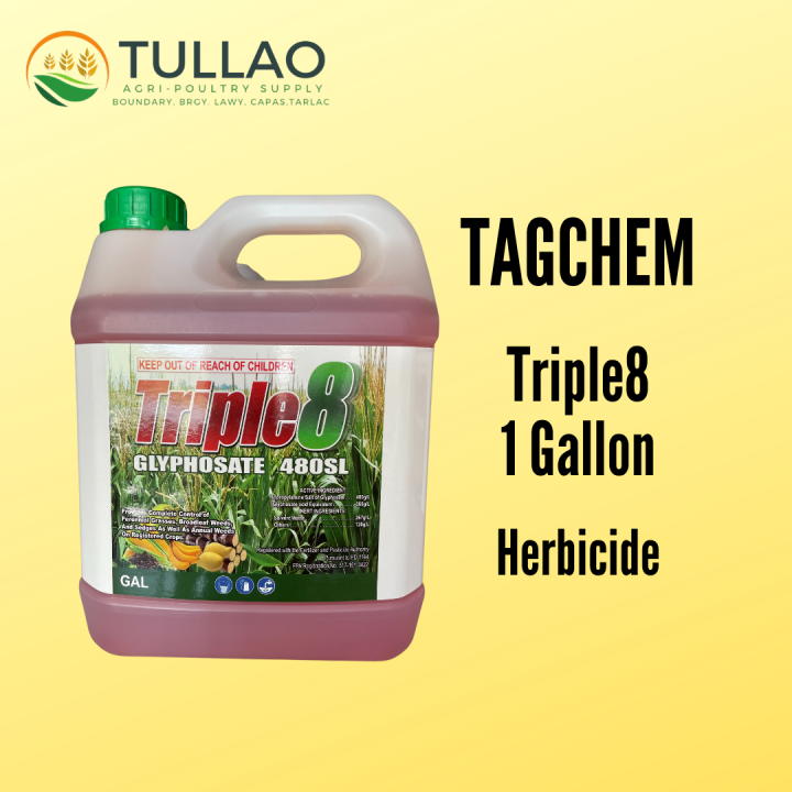 TAGCHEM Triple8 480SL 1Gal Glyphosate Herbicide | Lazada PH
