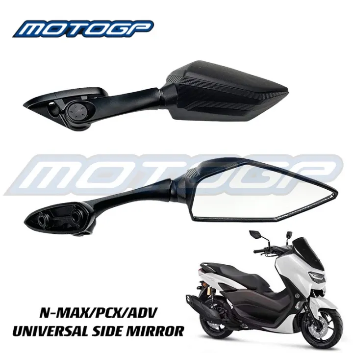 1Pair Short Stem side mirror NMAX V1 V2 ADV PCX Side Mirror for ...