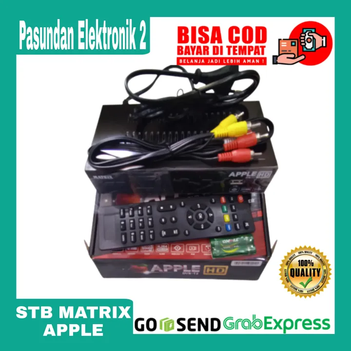 Set Top Box STB Digital Matrix apple Merah | Lazada Indonesia