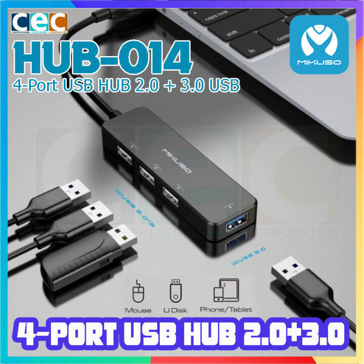 MIKUSO HUB-014 USB 2.0+3.0 Multi HUB Splitter 4-Port USB Hubs High ...