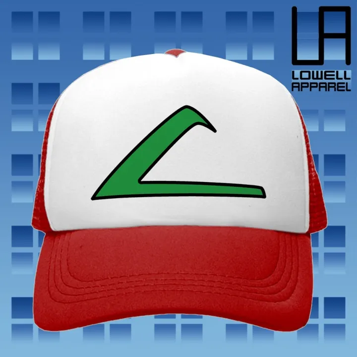 Ash Ketchum Hat Logo Pokemon Anime Mobile Games Baseball Mesh Cap ...