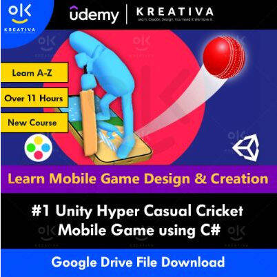 Video Course-#1 Unity Hyper Casual Cricket Mobile Game using C# | Learn ...