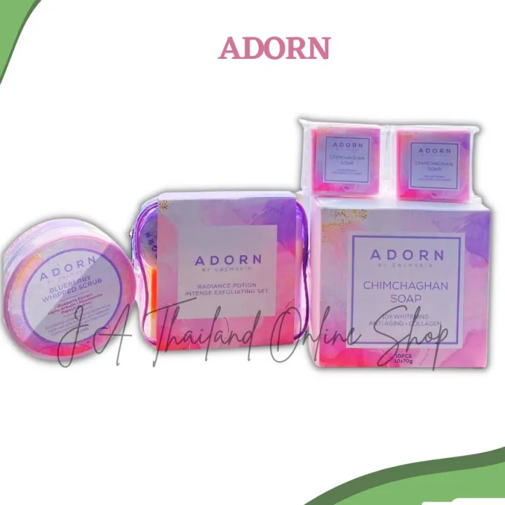 Adorn by Calmskin Blueberry Whipped Scrub Radiance Potion Chimchaghan ...