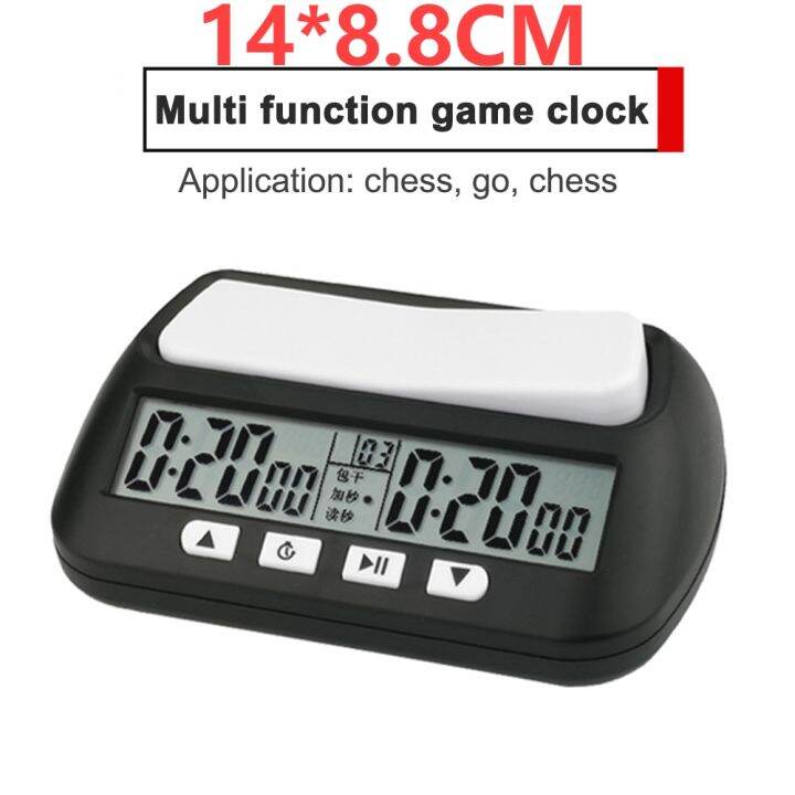 Professional Chess Clock Digital Electronic Chess Clock I-GO Competition Board Games Count Up ...