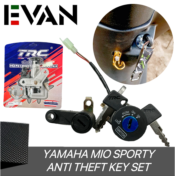 Yamaha Mio Sporty Anti Theft Key Set For Motorcycle | Lazada PH