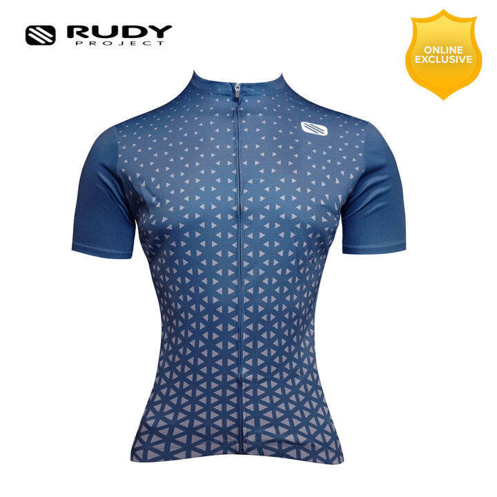 Rudy Project Womens Road Cycling Jersey in Dark Blue - Black Model 2 ...